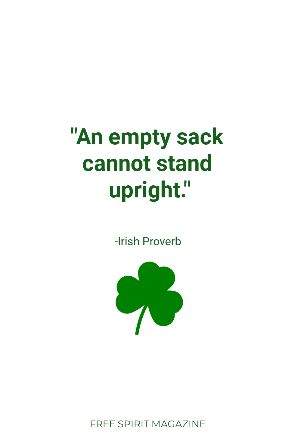 30 Irish Proverbs To Celebrate St. Patrick's Day - Free Spirit Magazine
